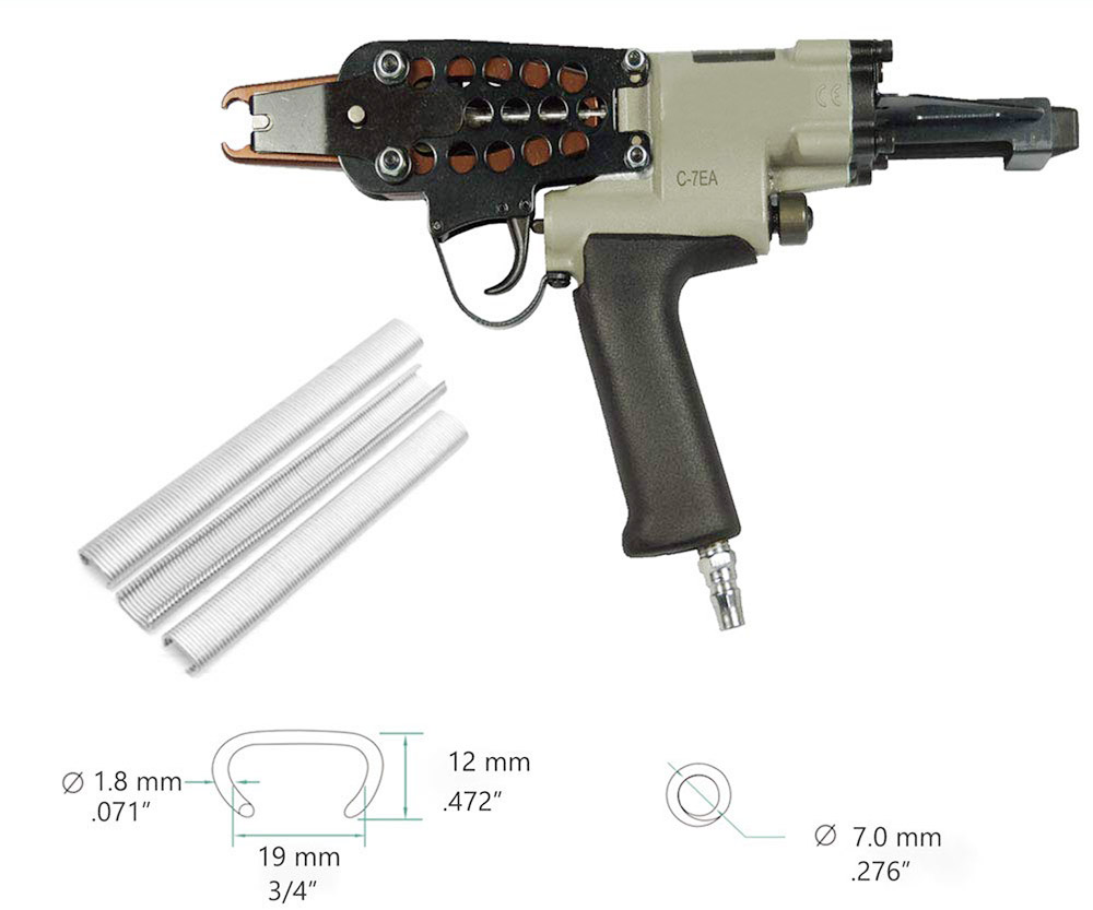 Pneumatic Hog Ring Tool C-7EA - KYA TOOLS
