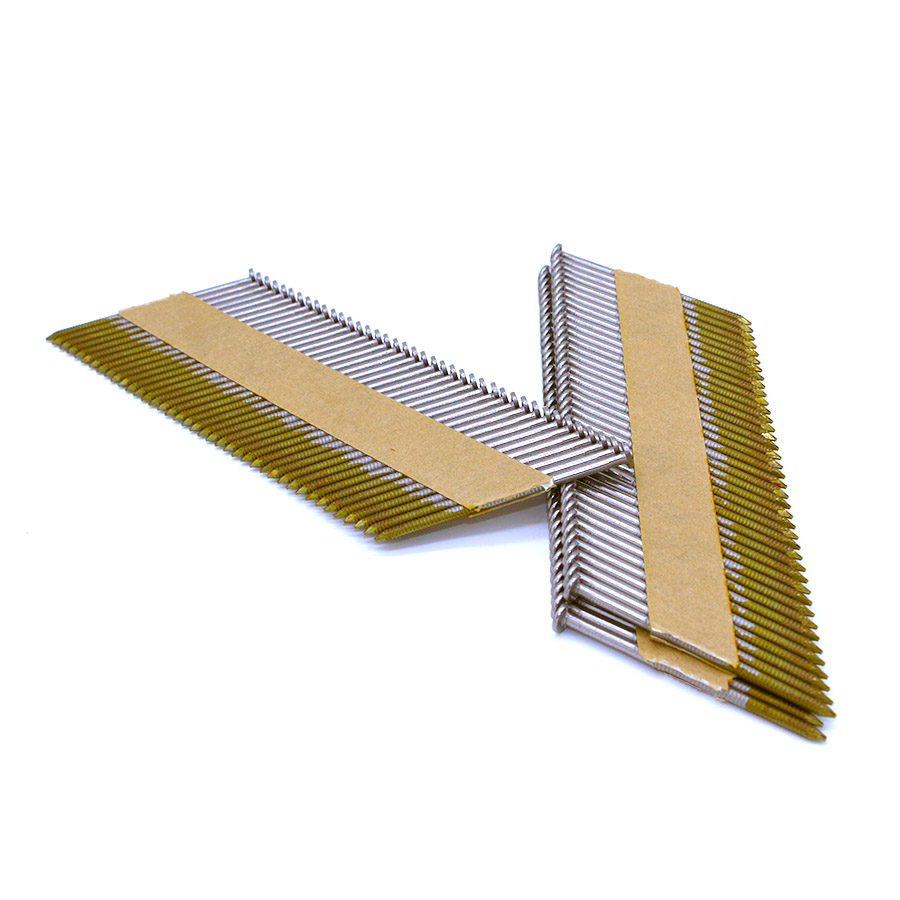 34 Degree Offset Round Head 0.113 Inch Galvanized Paper Strip Nails ...